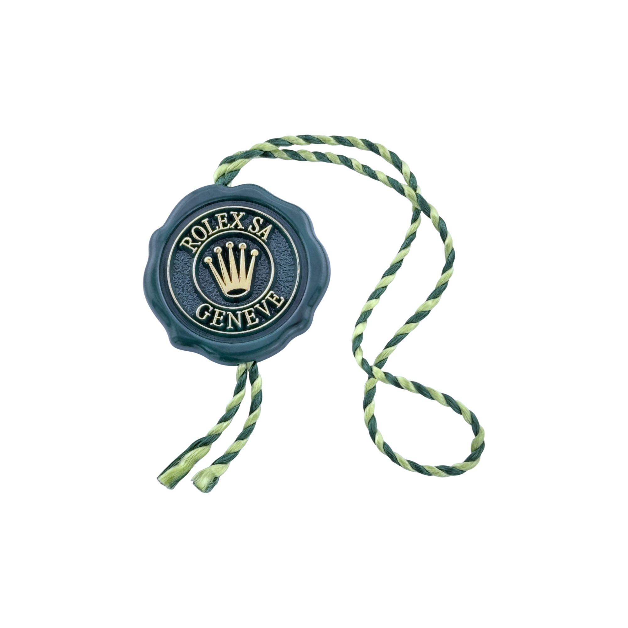 Rolex superlative certified Hang Tag Green Multi Crown from 2015